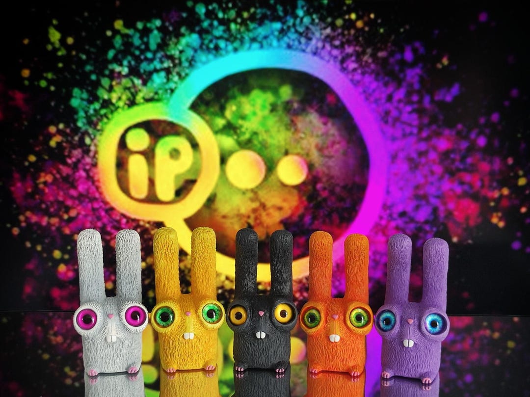 Shocked Rabbit, Anxiety Relief Figurine, Emotional Support Pet ...