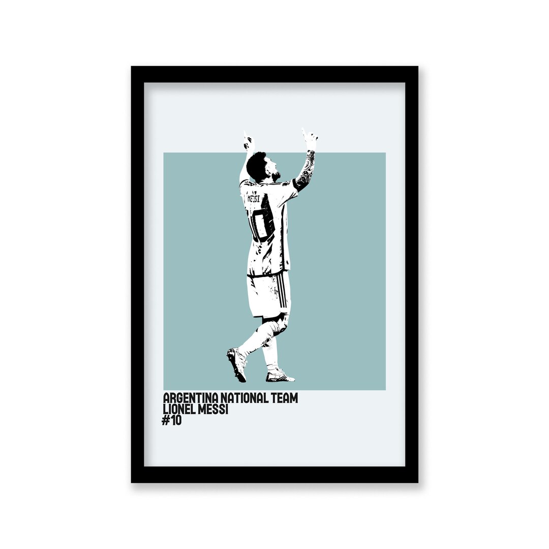 Lionel Messi Printable Digital Poster, Printable Art, Football Poster ...