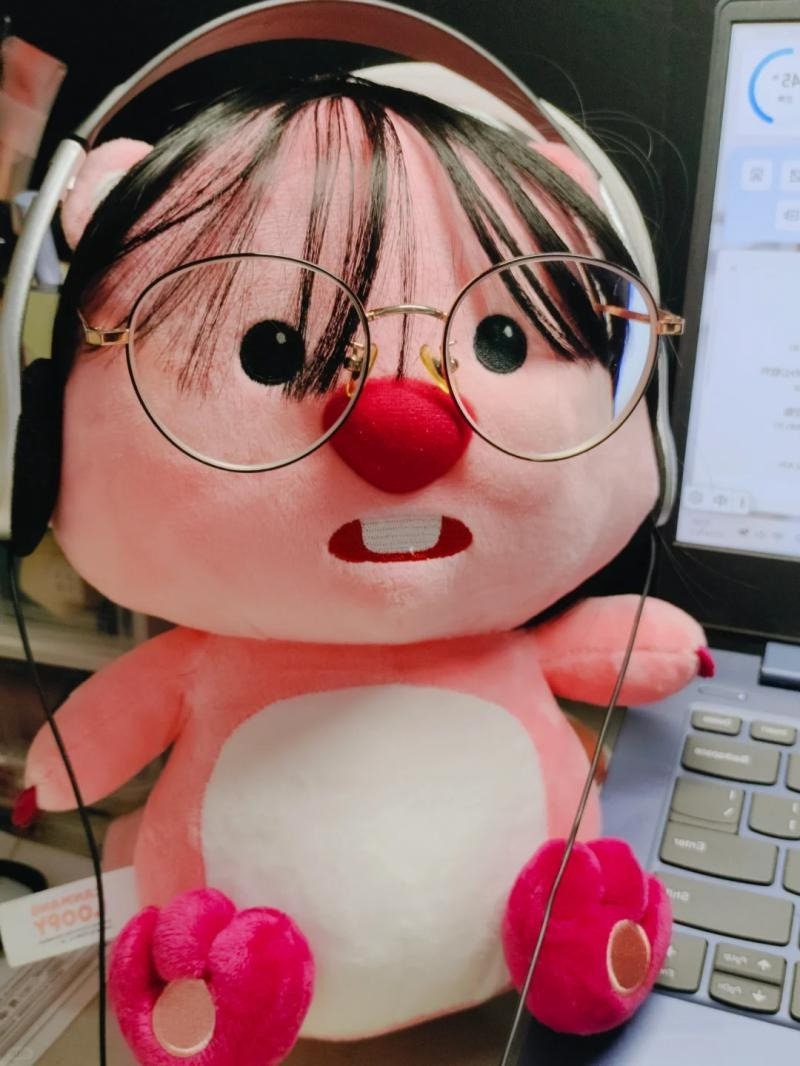 Cute Kawaii Loopy Soft Plushie With Glasses - Etsy
