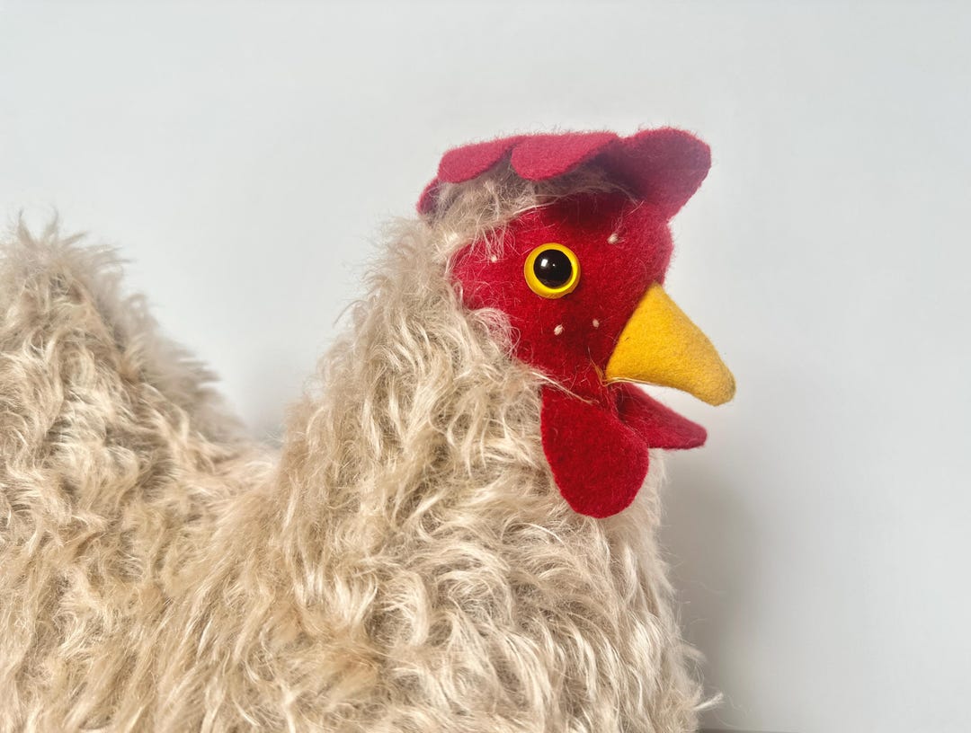 An Original Plushens Freckles the Handcrafted Mohair Hen Soft Toy ...