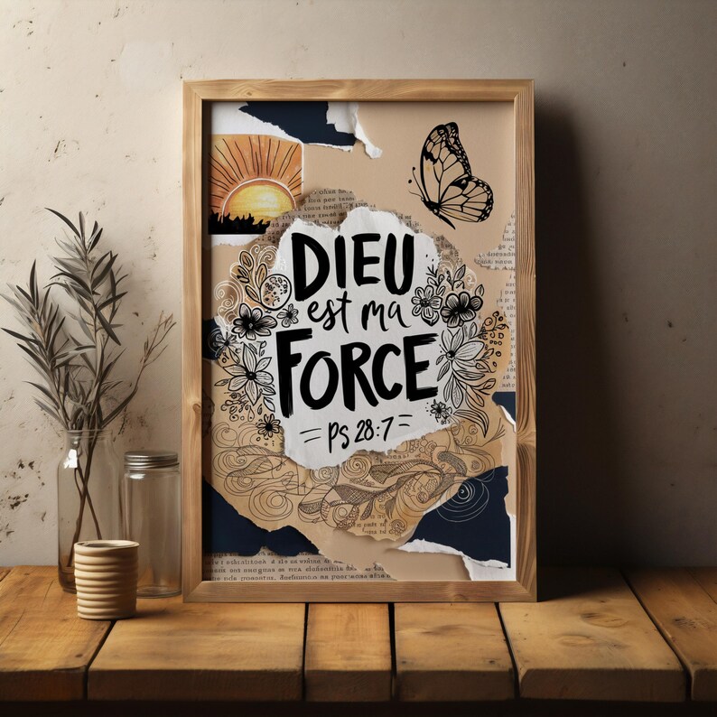 Christian Frame I Bible Verse to Print I Bible Inspiration I God is My ...