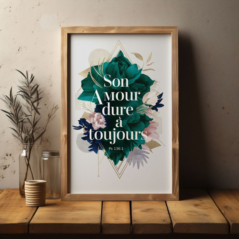 Christian Frame I Bible Verse to Print I Bible Inspiration I His Love ...