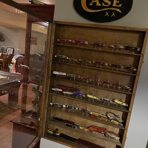 24x36 4” Custom Shadow Box With Lid, 5 Shelves, Wood Backing, Tempered ...