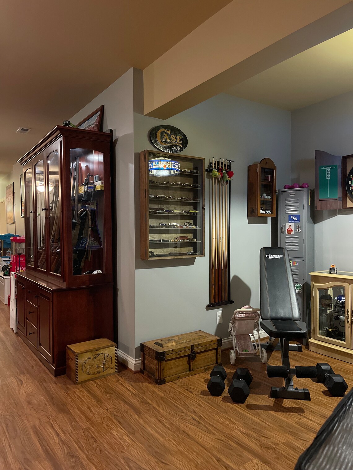 24x36 4 Custom Shadow Box With Lid, 5 Shelves, Wood Backing, Tempered ...