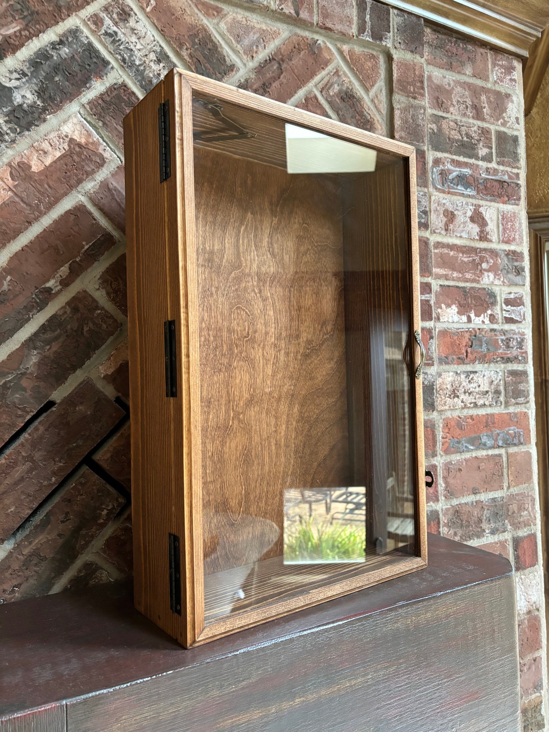 12x28 4 Shadow Box With Lid, English Chestnut, Custom Sizes Available ...