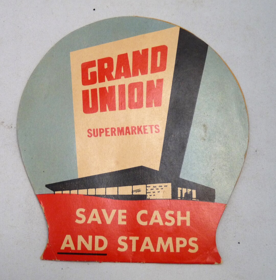 Grand Union Vintage Sewing Needle Book Supermarket Advertisin Foodg - Etsy