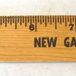 Vintage New Garden Landscaping & Nursery Advertising Ruler 12" Wood ...