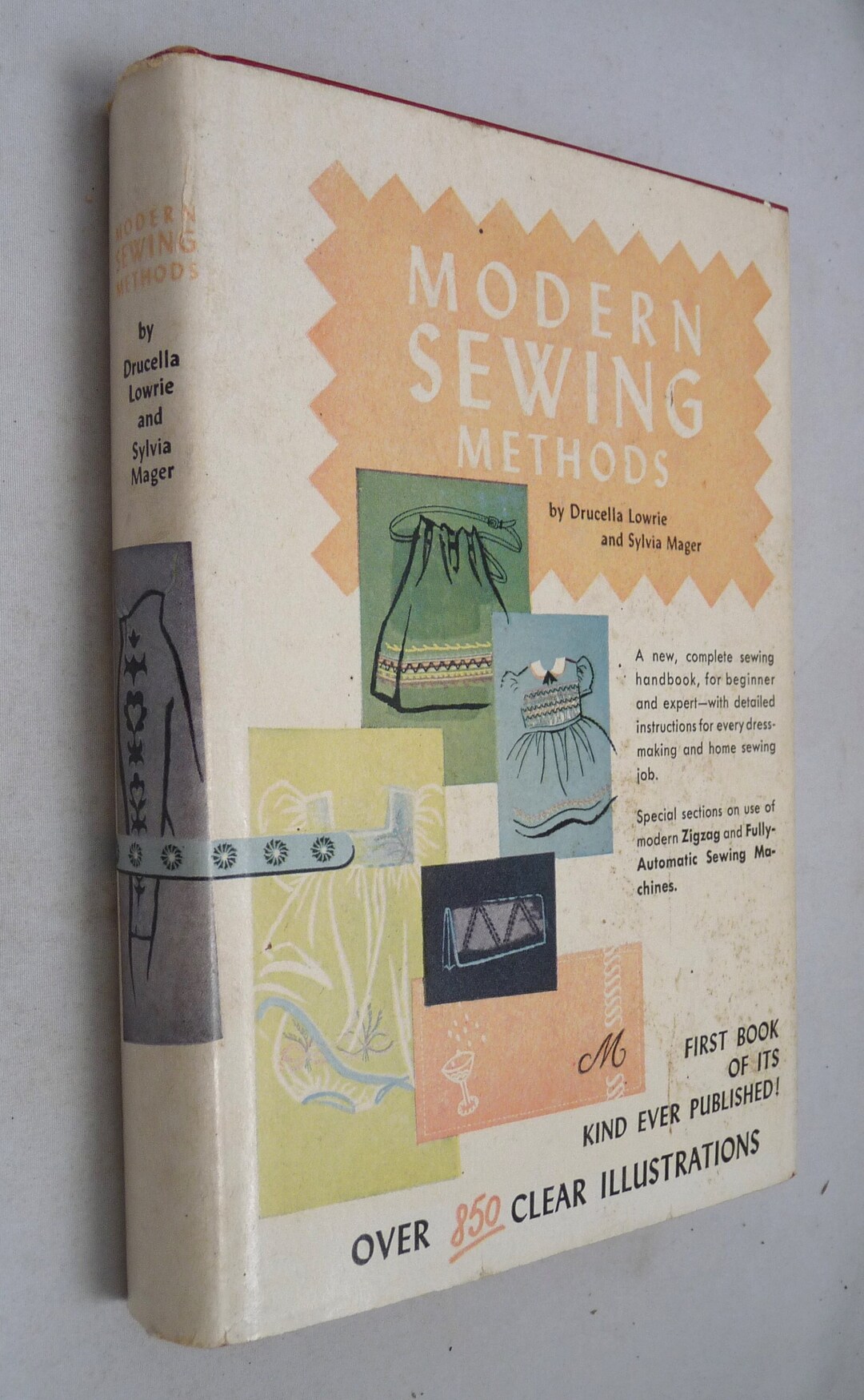 Modern Sewing Methods Lowie Mager Book Instruction Clothing 1957 How To ...