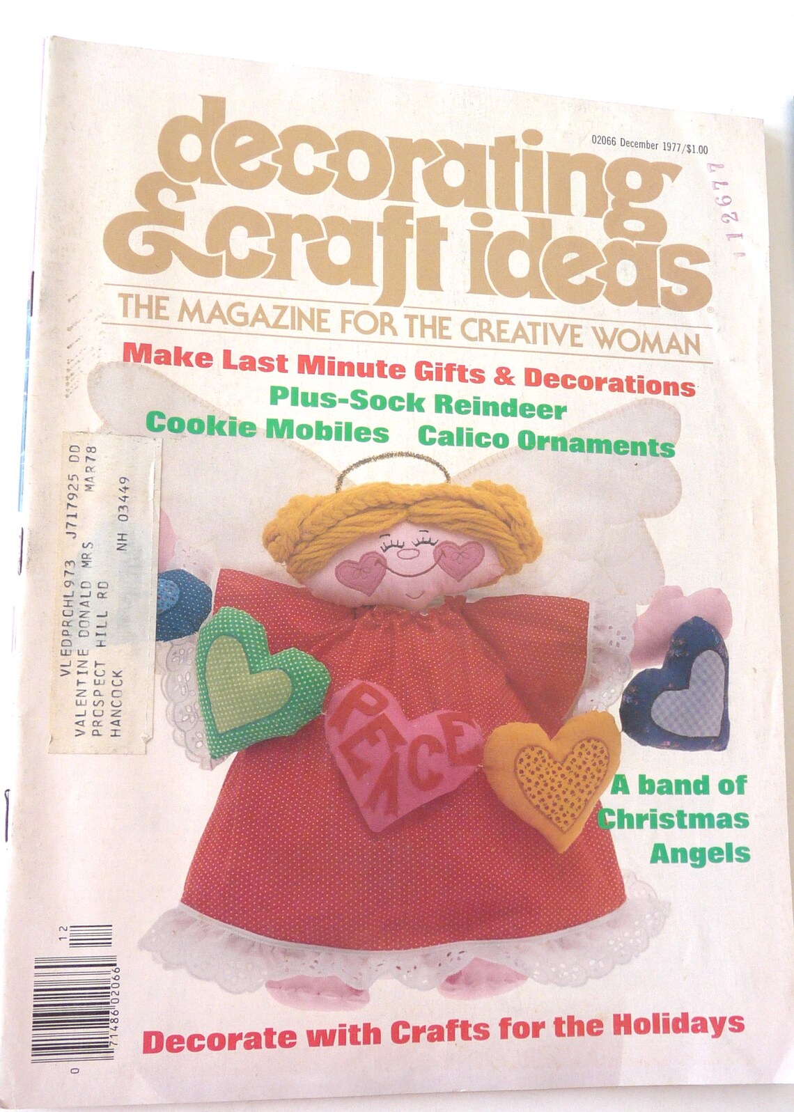 Two Vintage Decorating Craft Ideas Magazines 1978 1977 Valentines ...