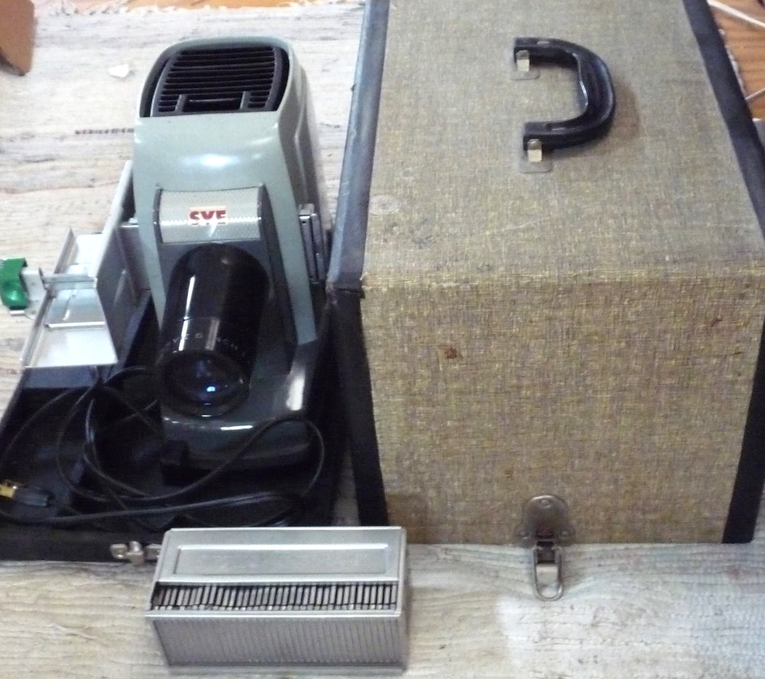 SVE Skyline Deluxe Model 52 Vintage Slide Projector Tray Case Works - Etsy