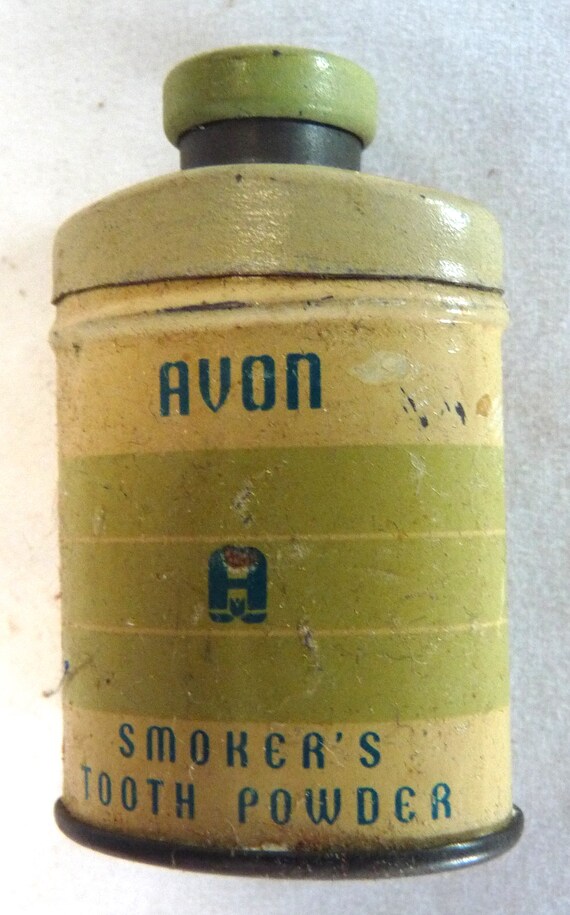 Avon Smoker's Tooth Powder Sample Advertising Tim Vintage - Etsy