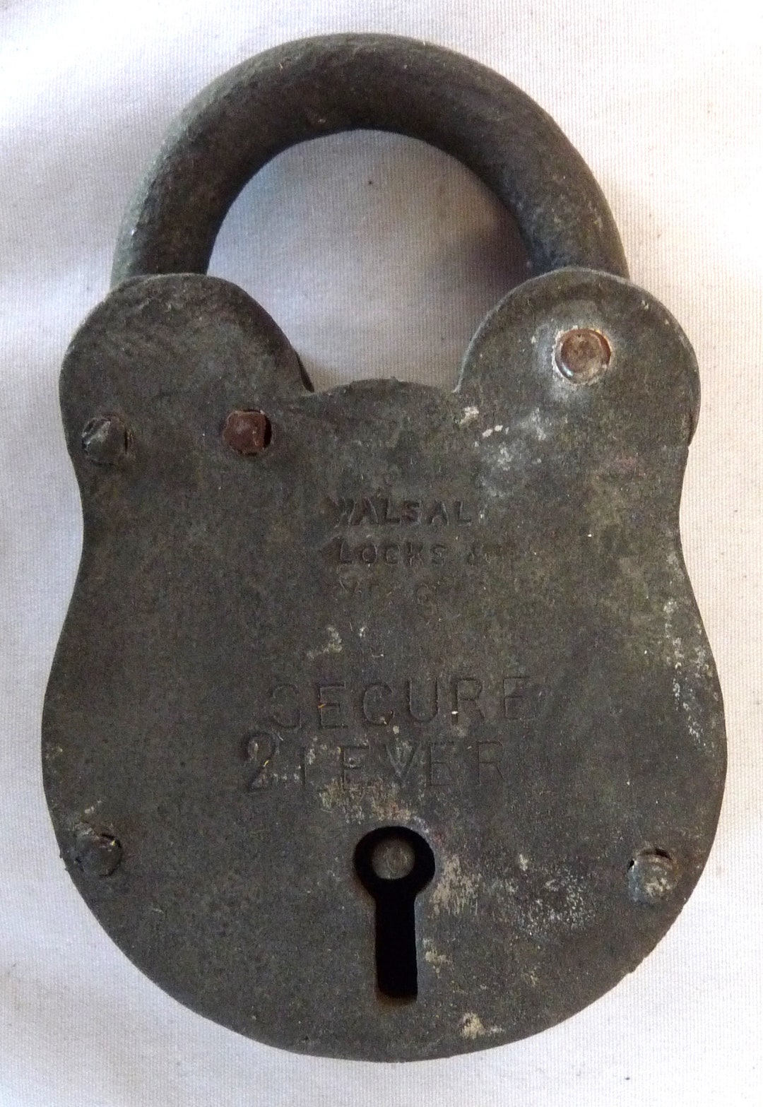 Vintage Walsall Padlock Secure 2 Lever Heavy - Etsy