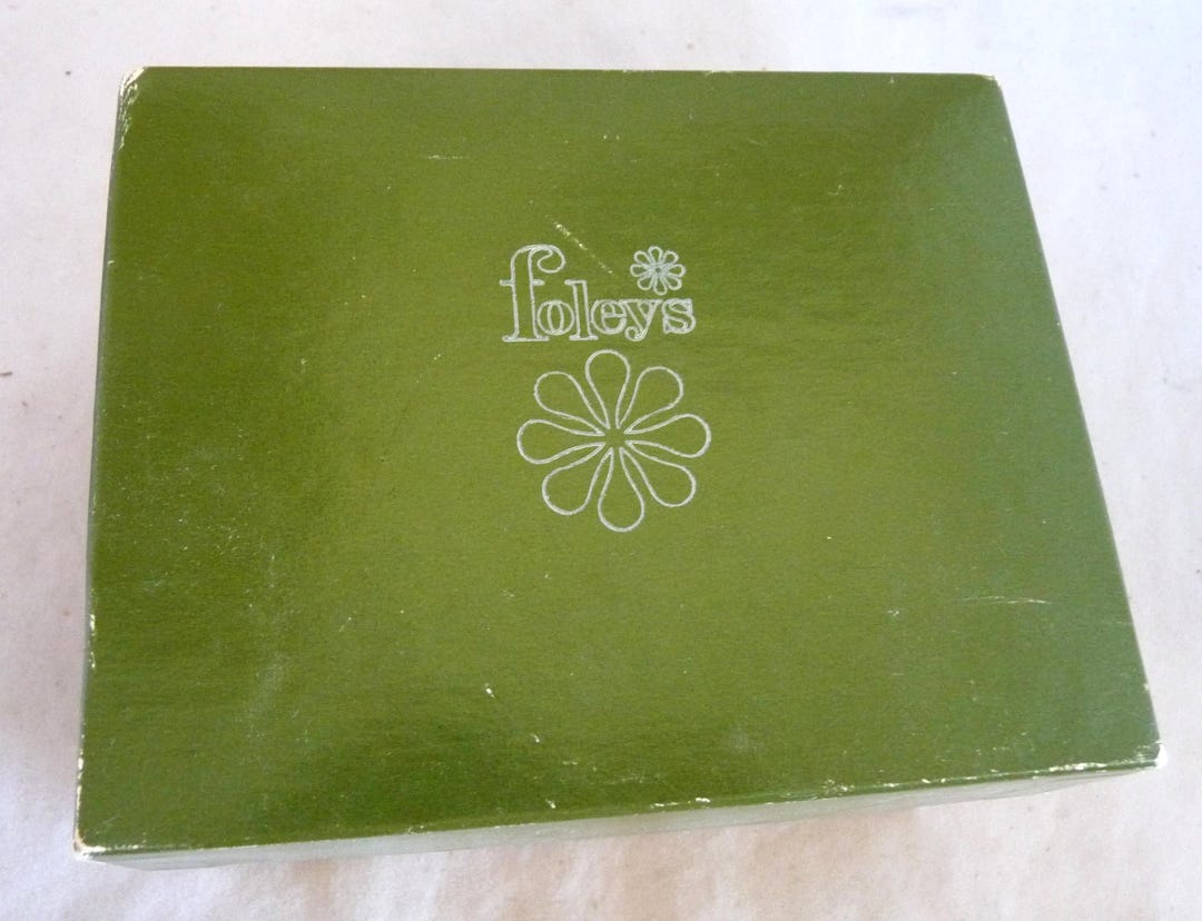 Vintage Foleys Department Store Advertising Empty Gift Box Houston TX ...