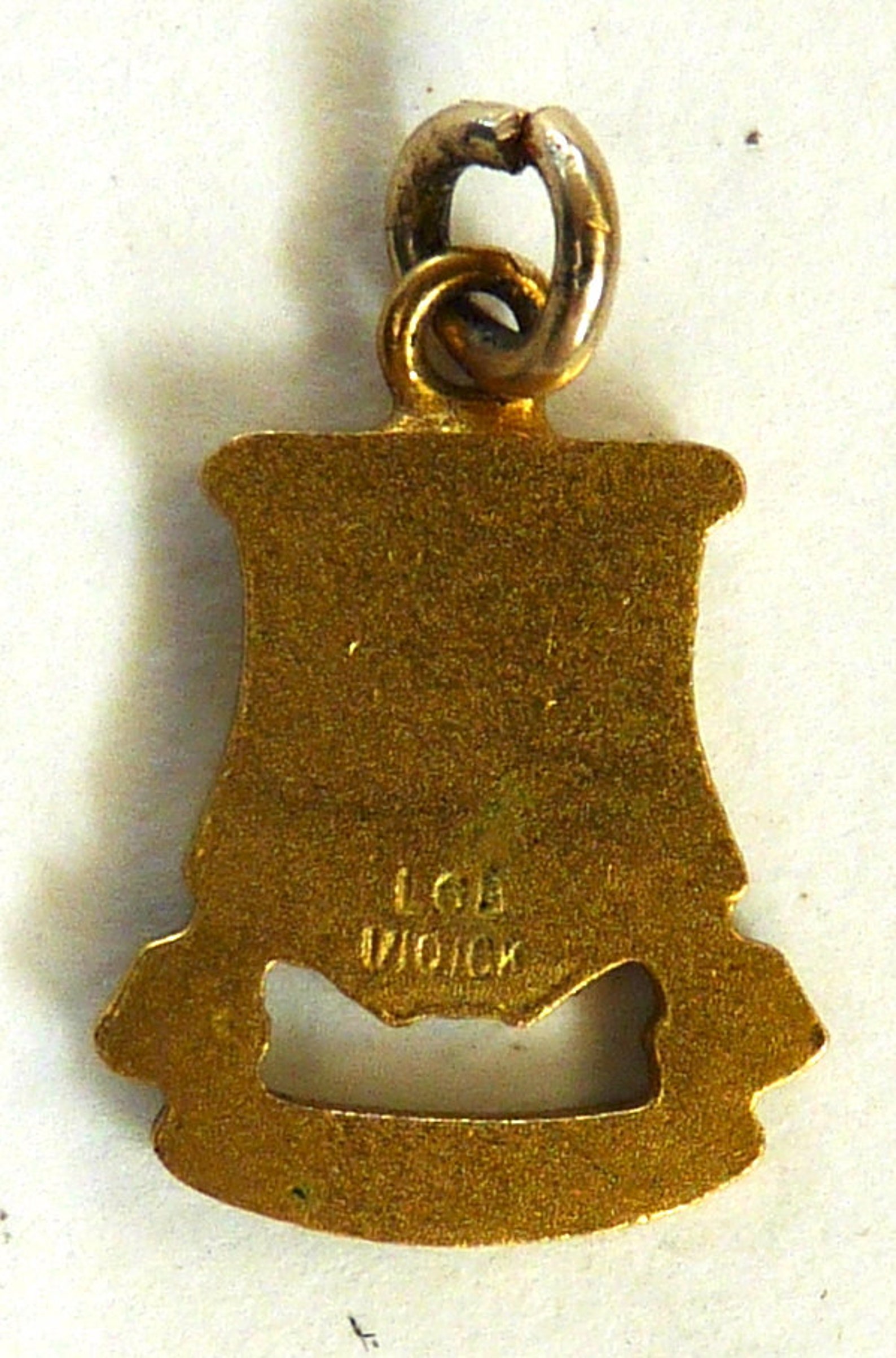 NSA National Secretaries Association Gold Charm Enamel Vintage Jewerly ...