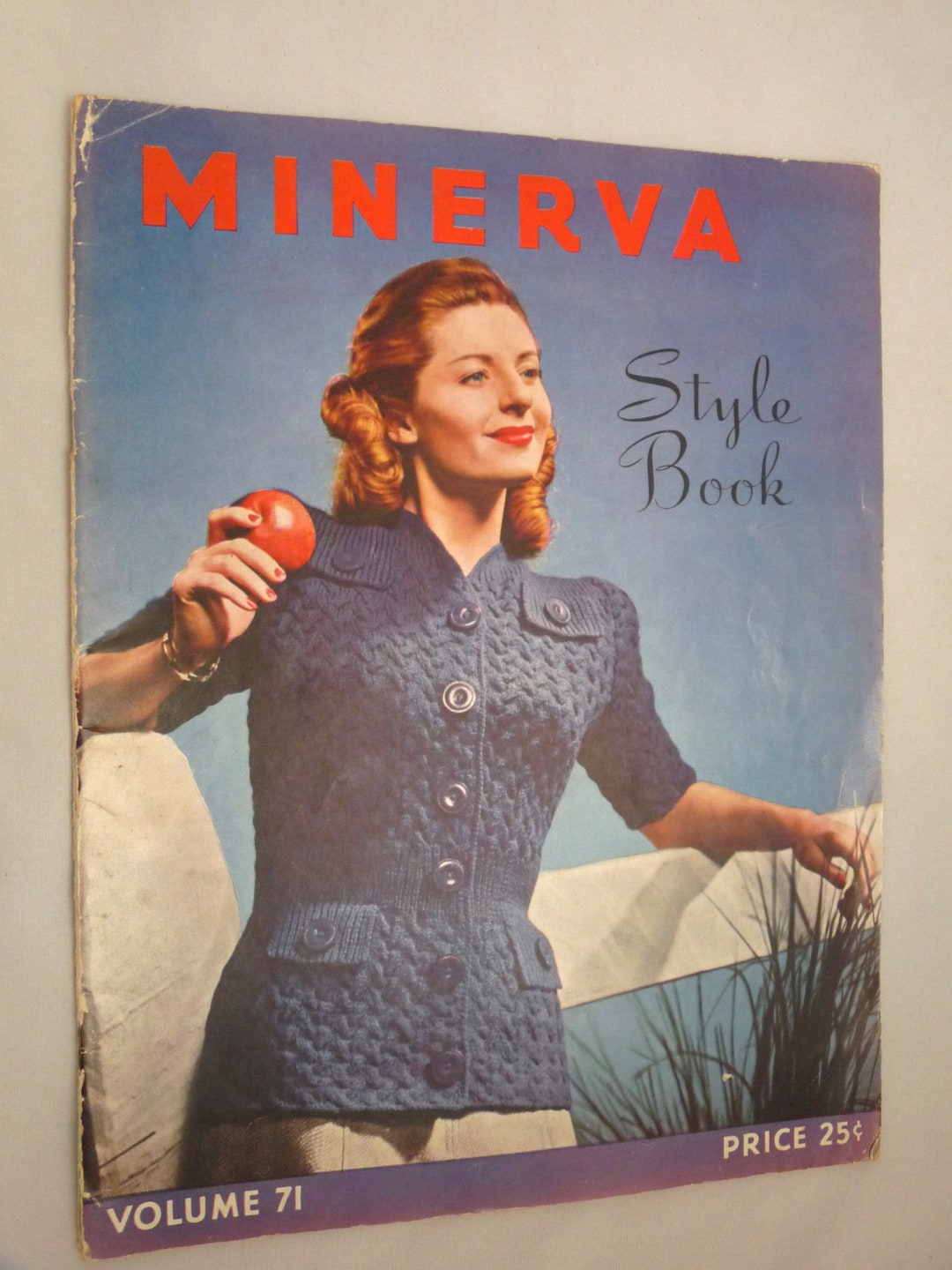 Minerva Style Book Vol 71 Vintage Knitting Pattern Book 1946 Women - Etsy