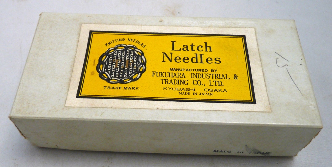 Vintage Latch Needles Advertising Box Fukurah Japan Knitting - Etsy