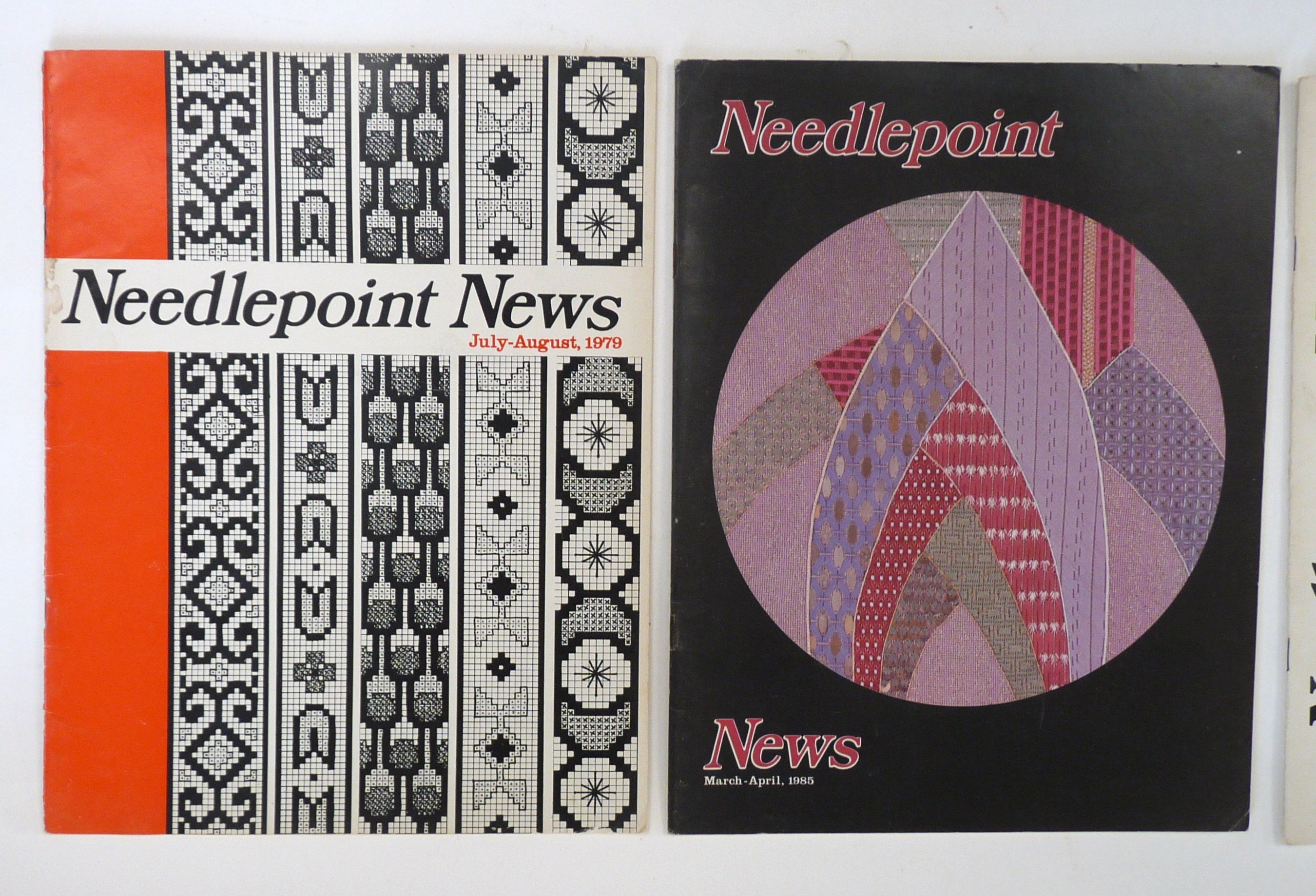 Lot 3 Needlepoint News Magazines Back Issues July August 1979 Jan Feb ...