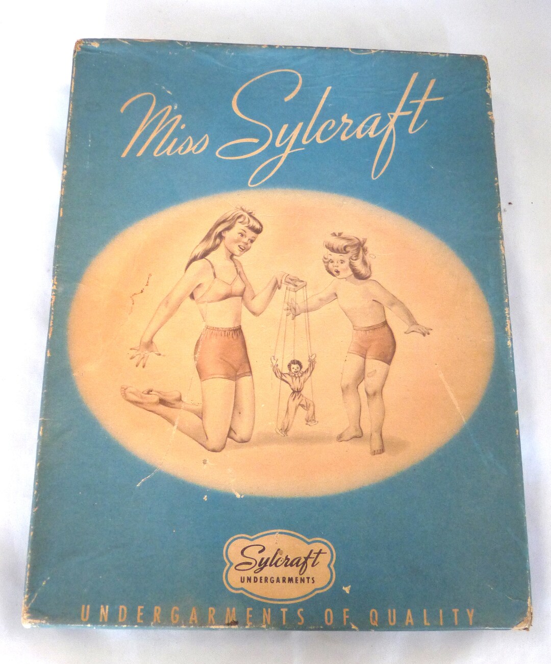 Miss Sylecraft Children's Undergarments Advertising Box Puppit - Etsy