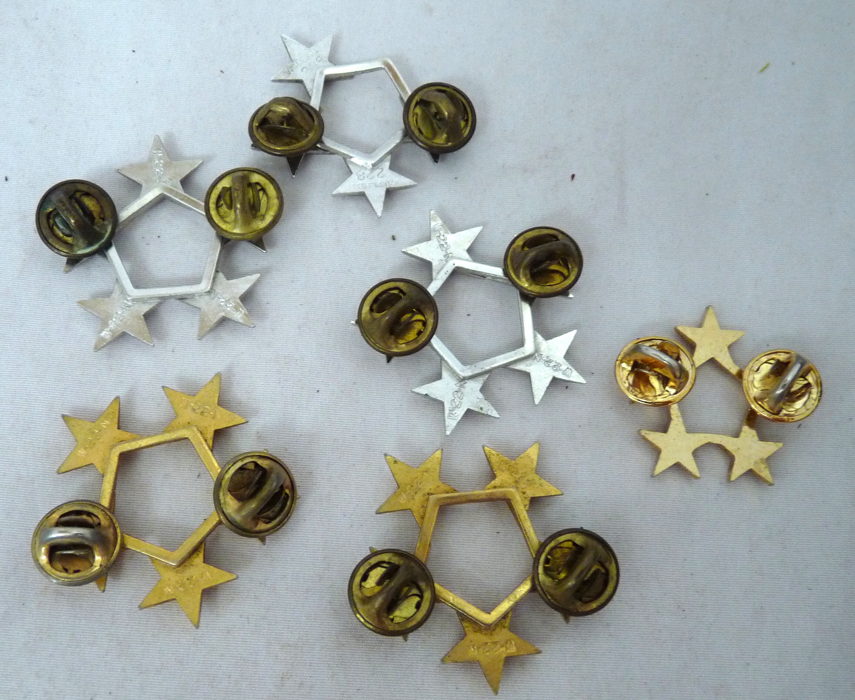 6 USMC Marine Star Pins Uniform Vintage - Etsy