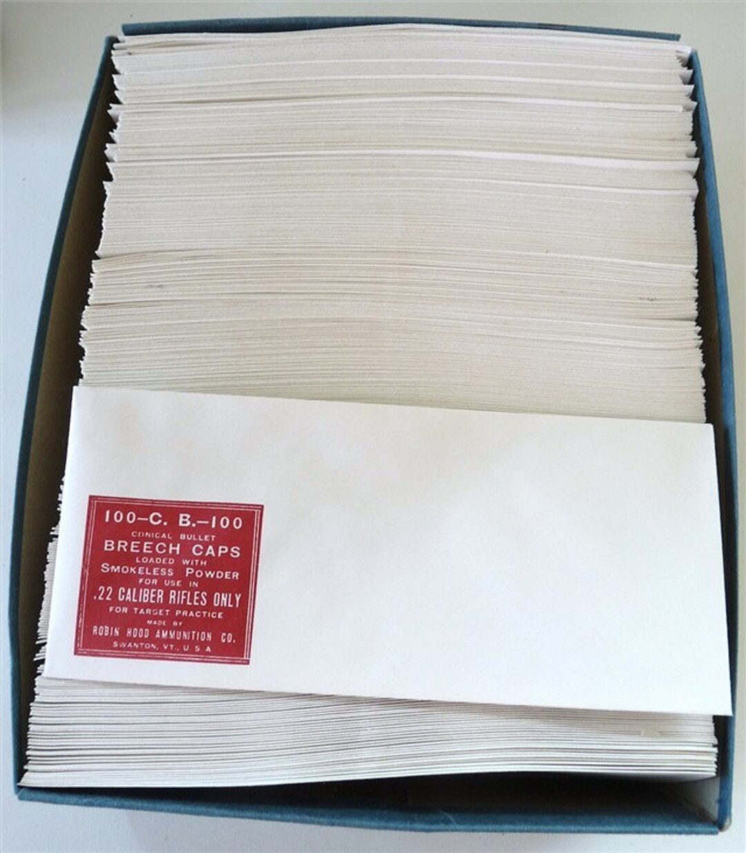 Robin Hood Ammunition Advertising Envelopes Covers Swanton VT Sporting ...