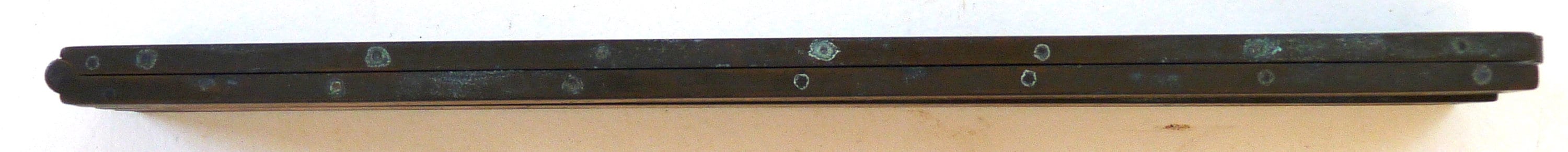 Stanley No. 66 3/4 Boxwood 36 Inch Brass Folding Ruler Antiqaue Vintage ...