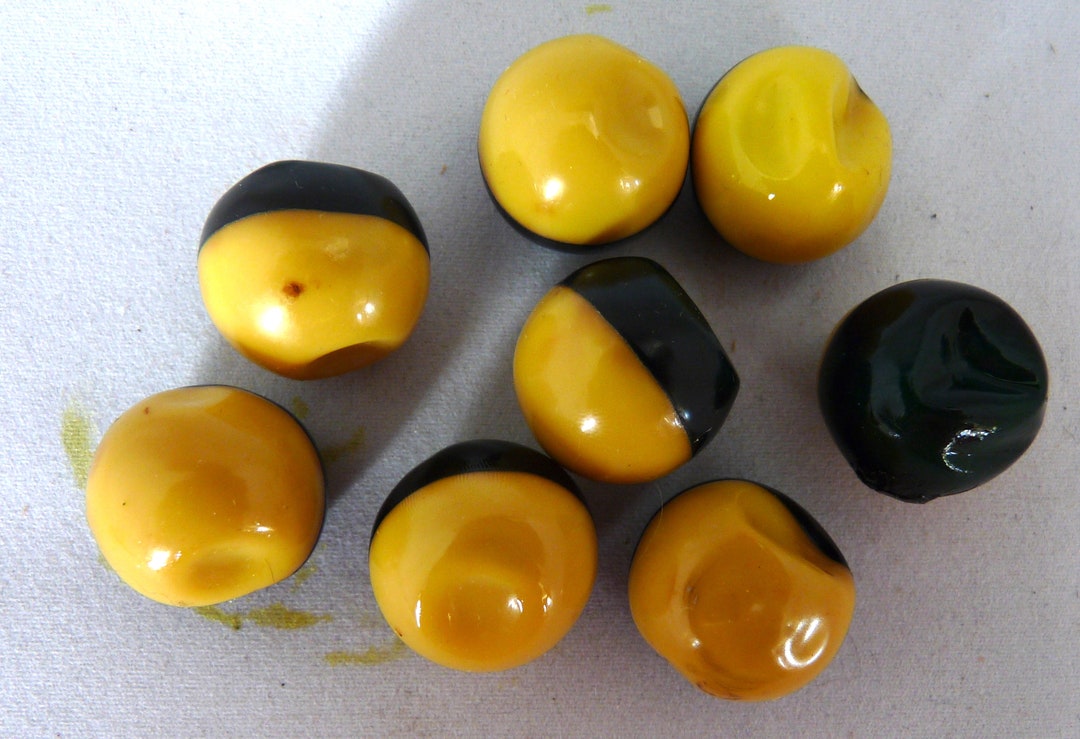 8 Antique Vintage Celluloid Balls Crafts Game Toy - Etsy