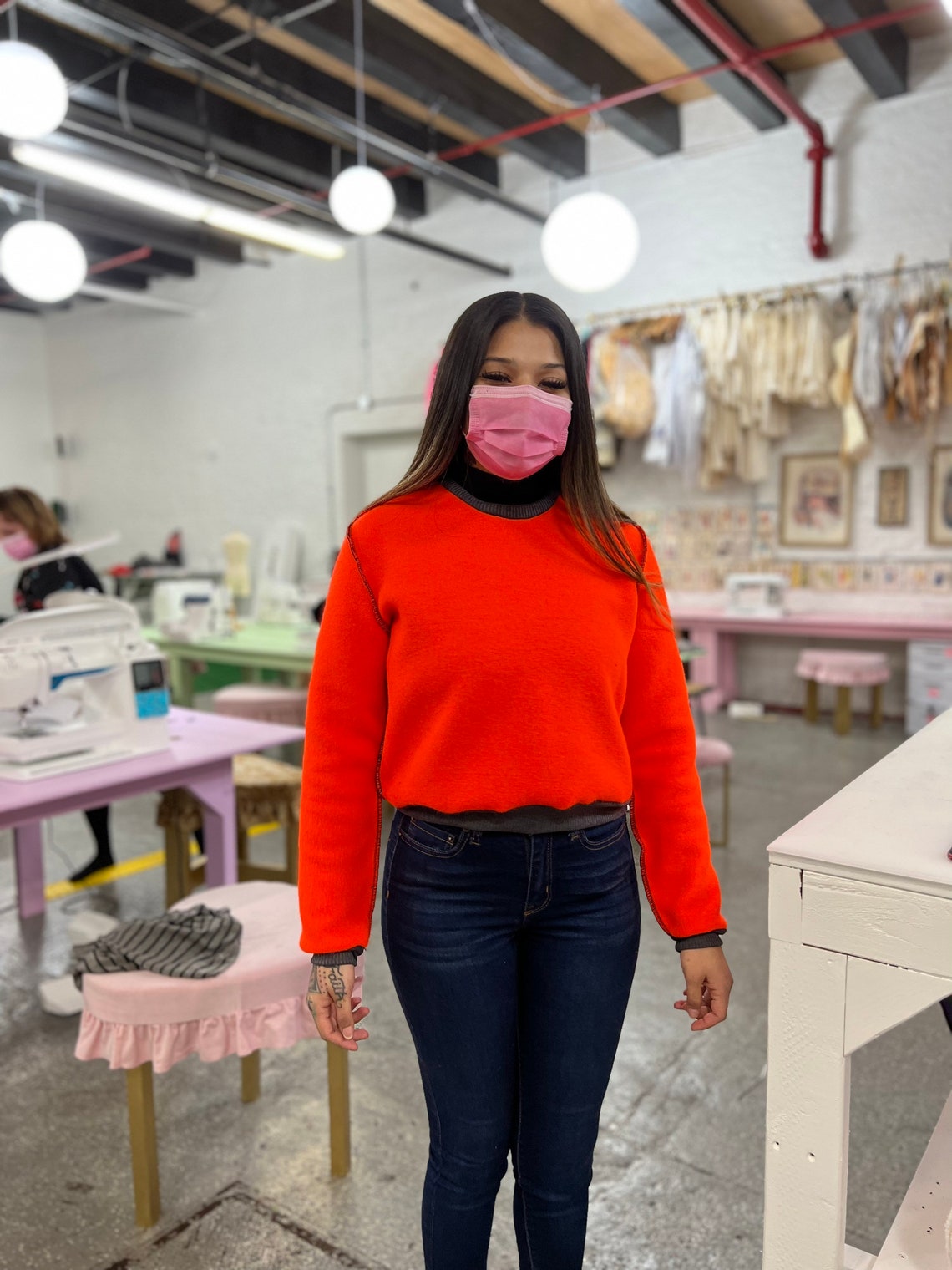 Crew Neck Sweatshirt Sewing Pattern PDF Digital Download Sizes - Etsy