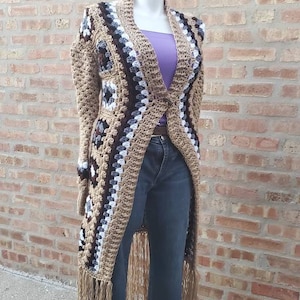 Duster = Crochet Blend Duster - Crochet Sweater - Crochet Duster - Etsy