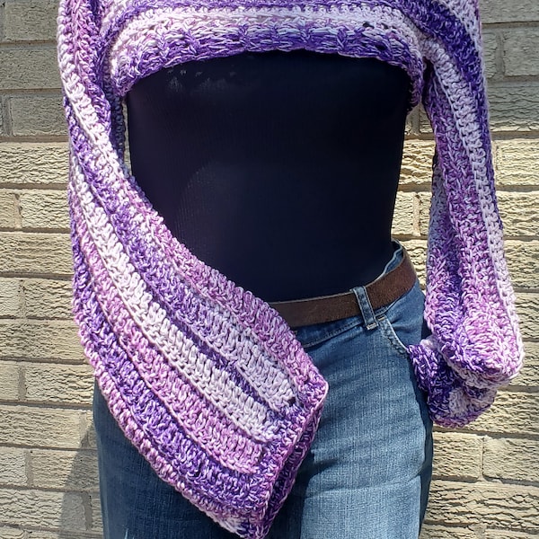 Purple Shrug - Etsy