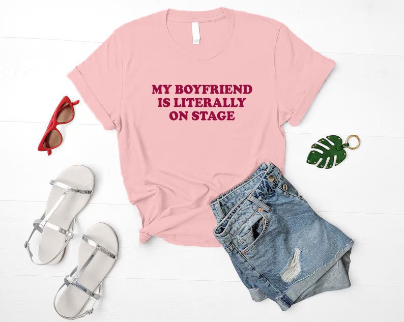 Rockstar's Girlfriend Baby Tee: Indie Sleaze Y2K Concert T-shirt - Etsy