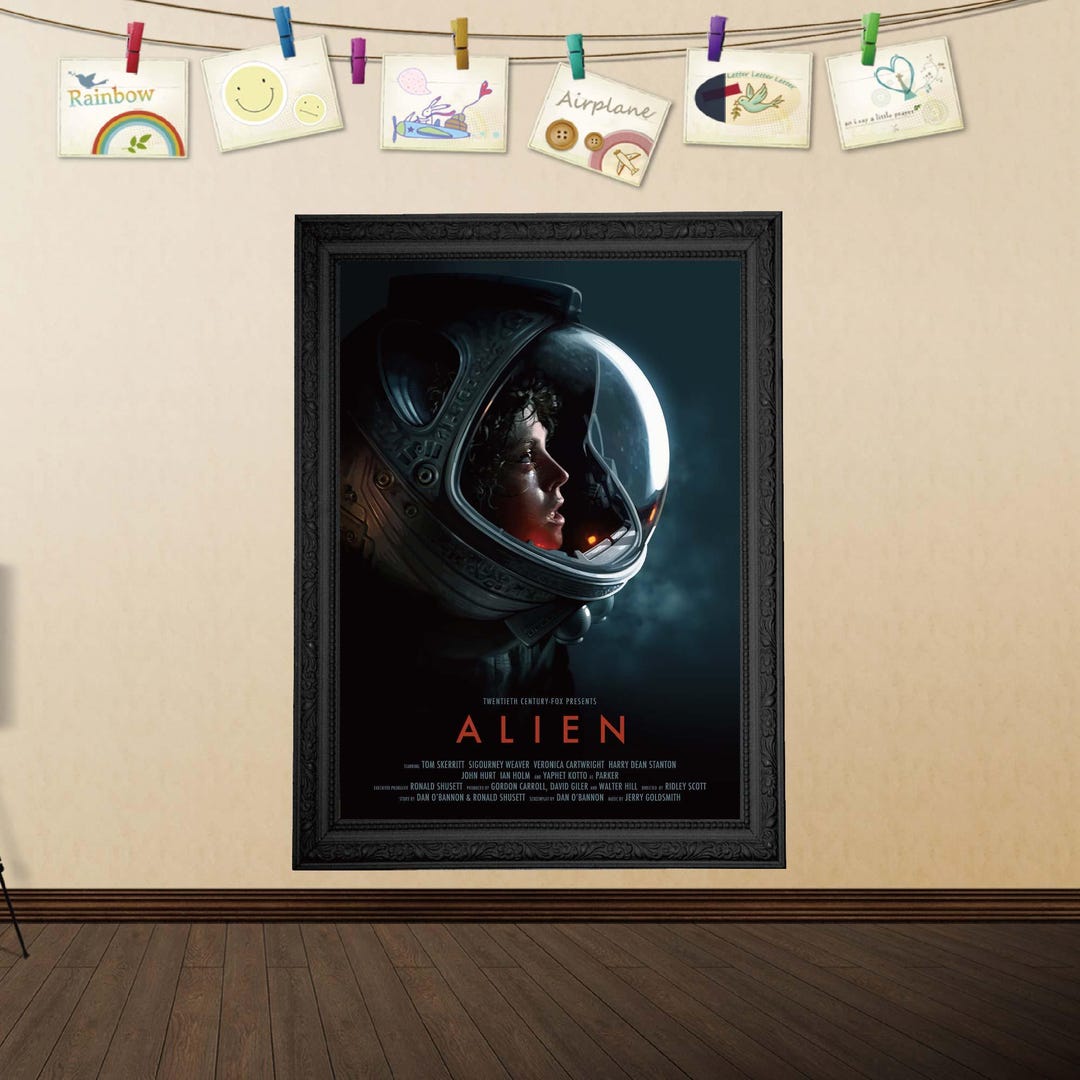Alien Movie Poster, Canvas Poster, Home Decor, Room Decor, Wall Art ...