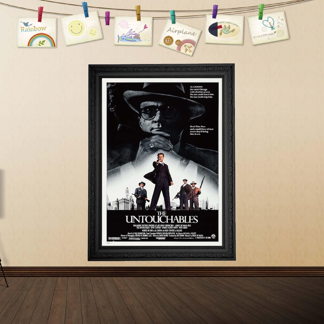 The Untouchables (1987) Movie Poster, Canvas Poster, Home Decor, Room ...