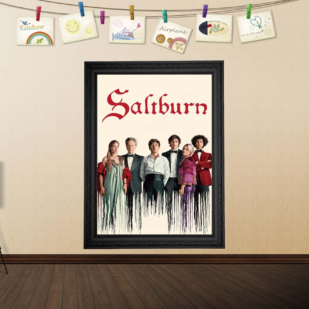 Saltburn Movie Poster, Canvas Poster, Customized Poster, Home Decor ...