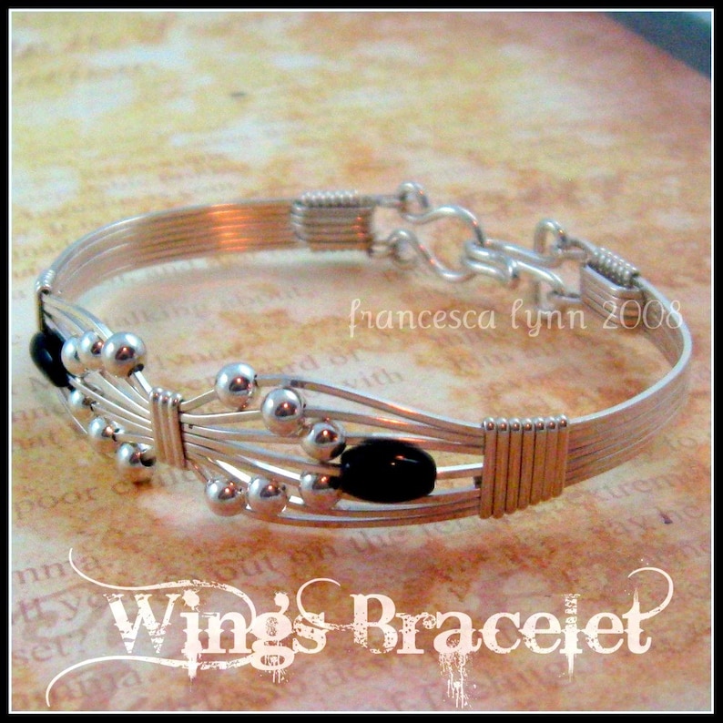 JEWELRY TUTORIAL Wings Wire Wrapped Bracelet Learn How To | Etsy
