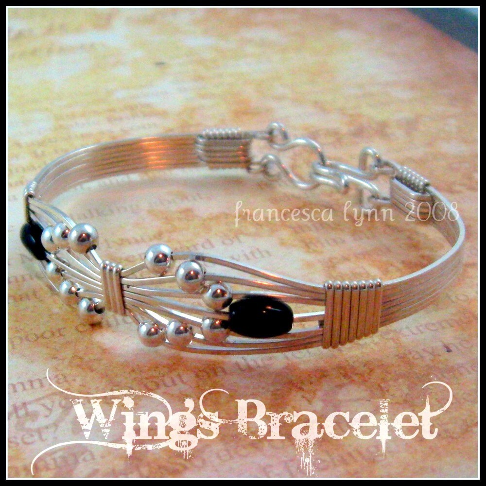 JEWELRY TUTORIAL - Wings Wire Wrapped Bracelet - Learn How To, Jewelry ...