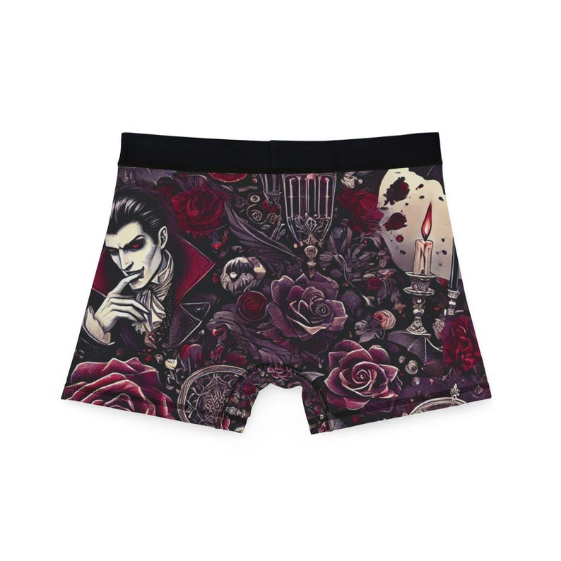 Gothic Halloween Men's Boxers, Sexy Underwear, Spooky Print, Dark Theme ...