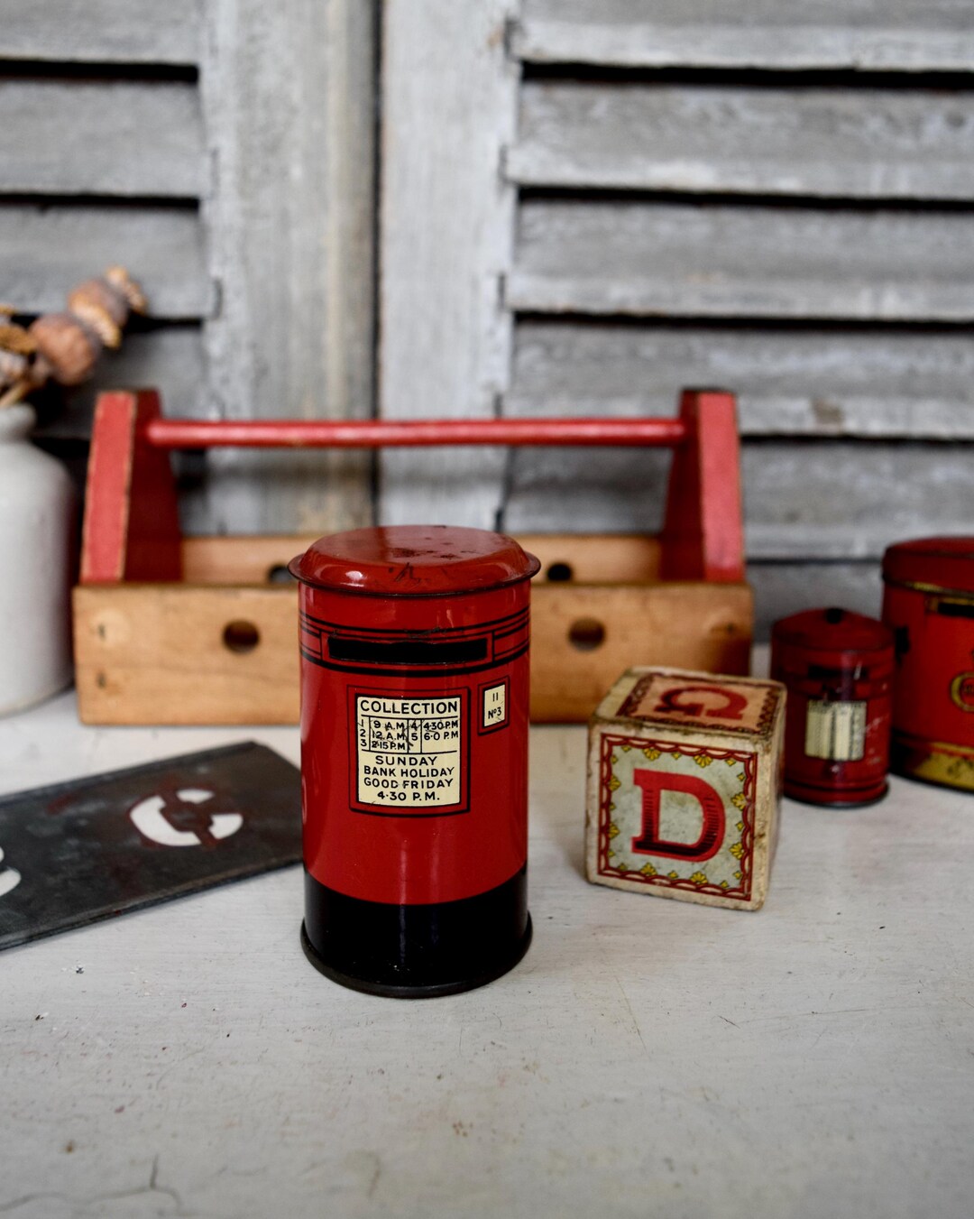 Vintage 1950s National Savings Post Office Coin Tin, Money Box, Piggy ...