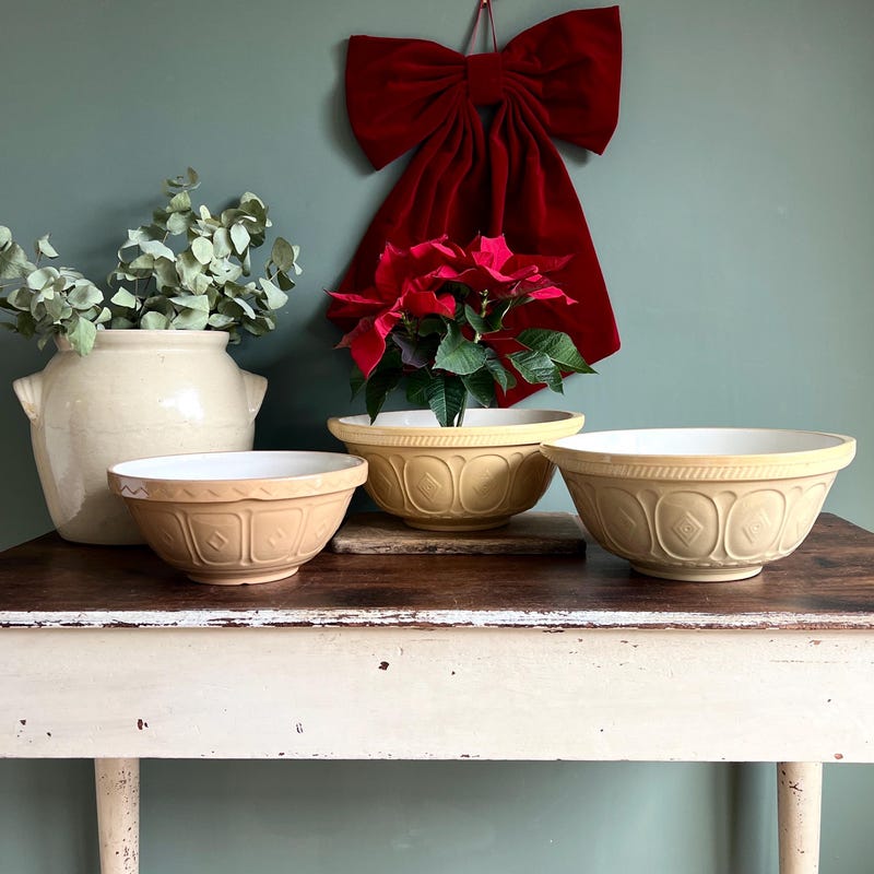 Ceramic Antique Bowls - Etsy UK