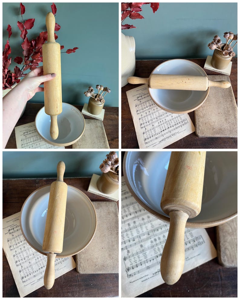 Vintage Wooden Kitchen Rolling Pins - Etsy
