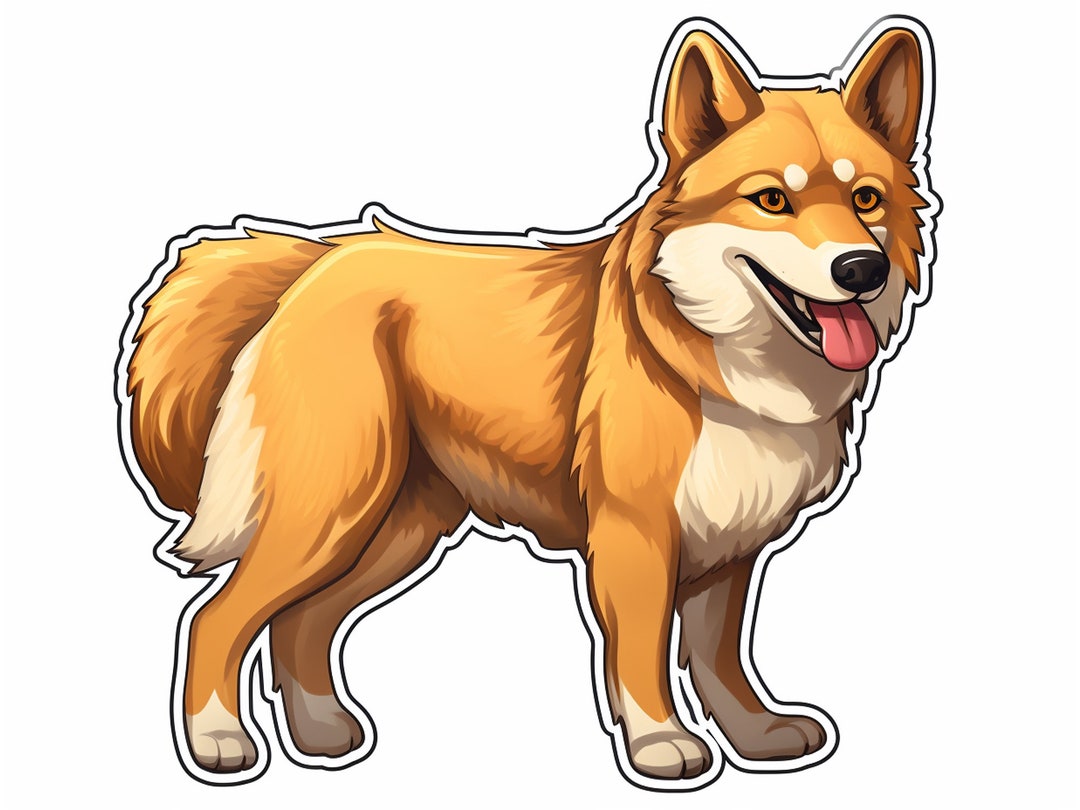 Friendly Dog Character PNG - Etsy
