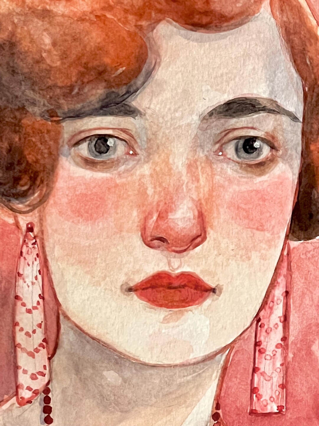 Amy Abshier Original Watercolor Painting rose - Etsy