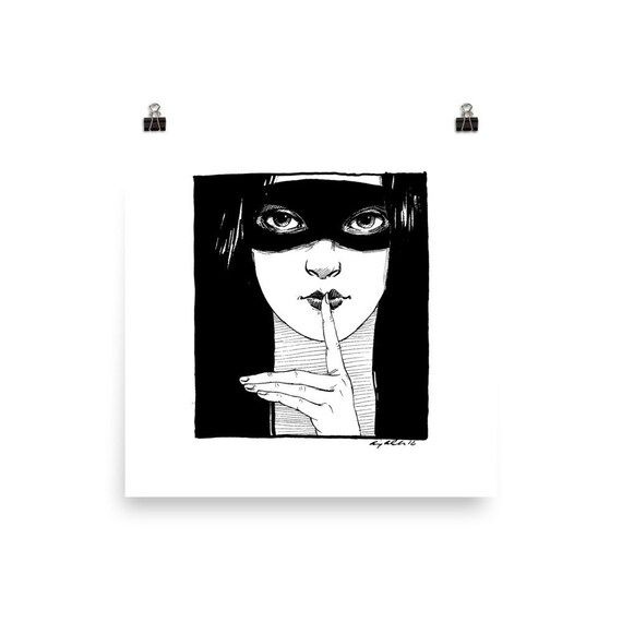 Shhhhhhhh Print By Amy Abshier | Etsy