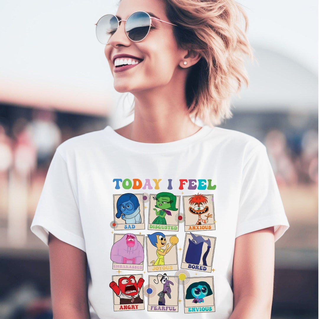 Today I Feel Shirt, Inside Out Characters T-shirt , Inside Out Family ...