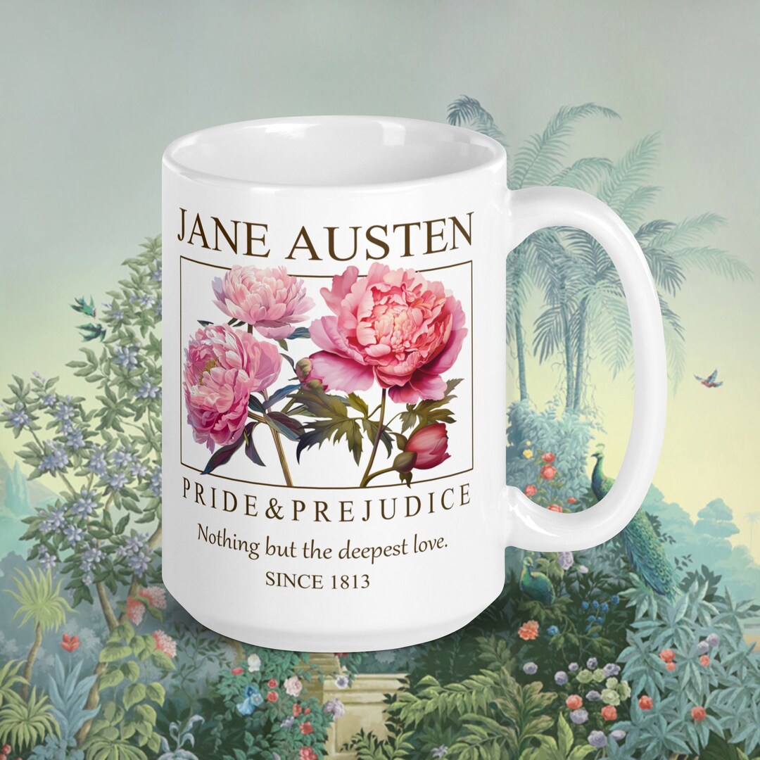 Jane Austen Mug Pride and Prejudice Mug Jane Austen Gifts Pride and ...