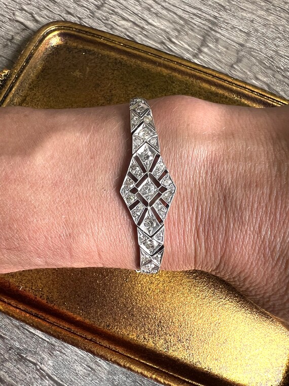 Antique Diamond Bracelet: Old mine and Old European c… - Gem