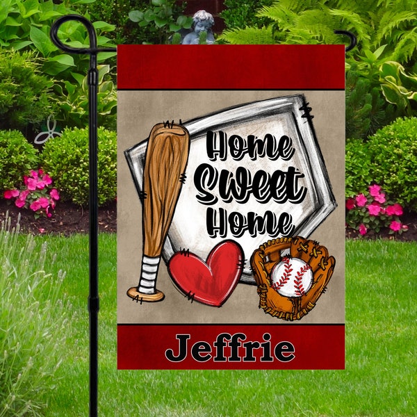 Baseball Garden Flag - Etsy