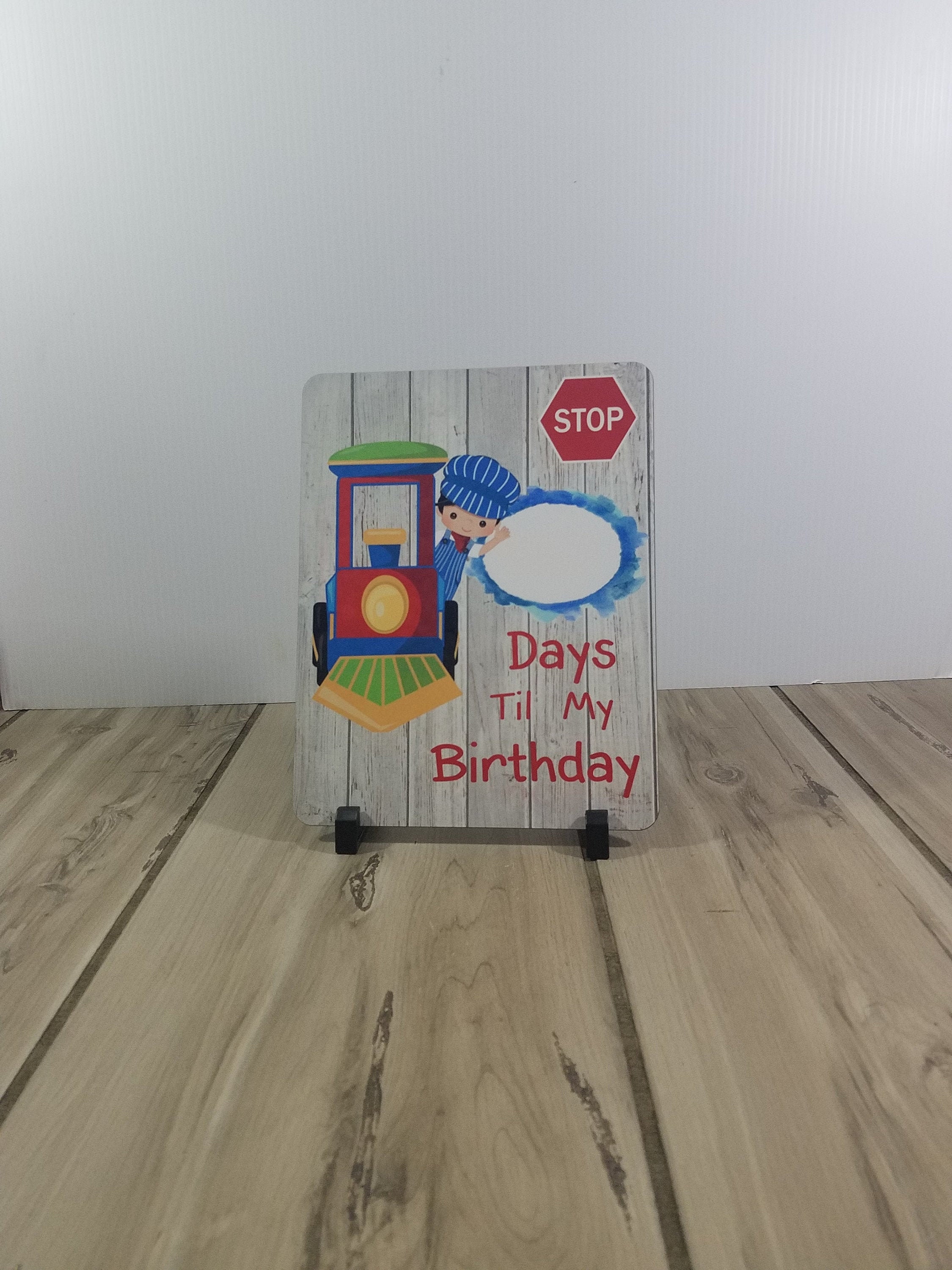 Personalized Birthday Countdown Board Days Until Birthday - Etsy