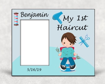 First Haircut Picture Frame - Etsy