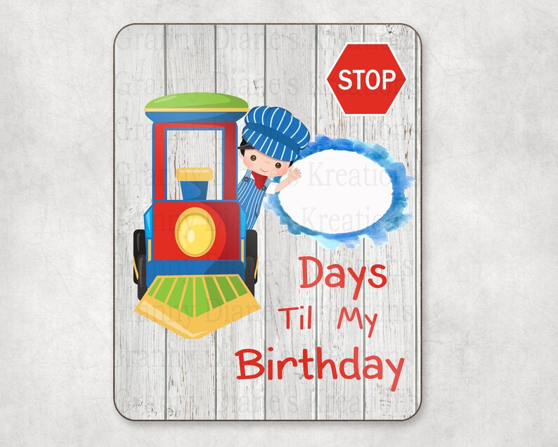 Personalized Birthday Countdown Board Days Until Birthday - Etsy