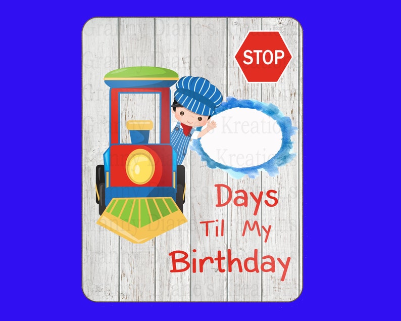 Personalized Birthday Countdown Board Days Until Birthday - Etsy